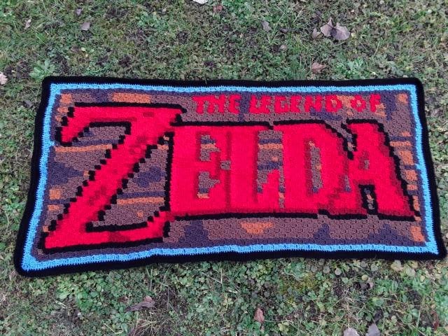 ADD ON the Legend of Zelda Inspired Graph for Blanket, C2C, Written ...