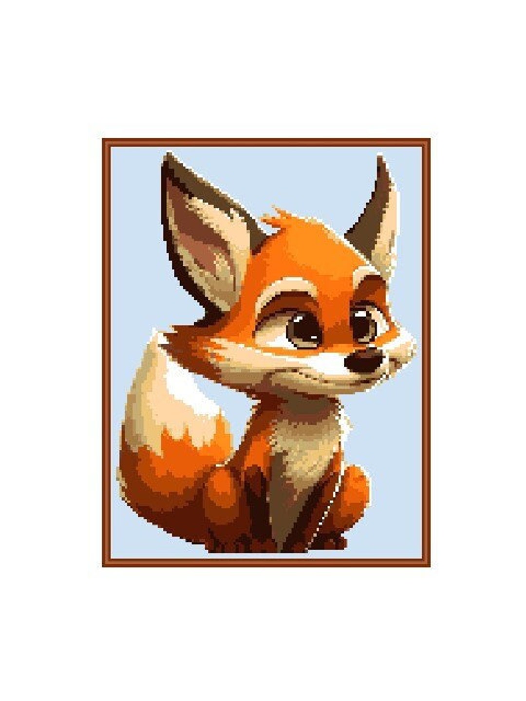 FOX - Graph for Sc Crochet Blanket - Etsy