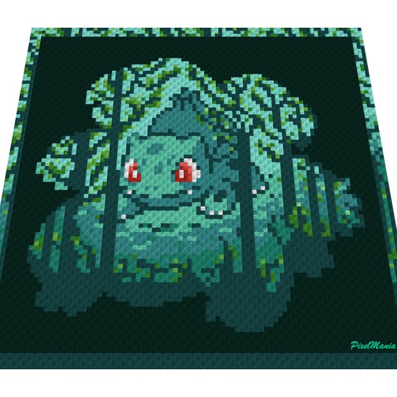 Bisasam Silhouette Pokemon Kanto Starter Evolution Wallart Frame By