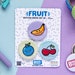 Kawaii Fruit Button Pin Badge Set #1 - 37mm - Funny Pins, Cute Pins - Etsy