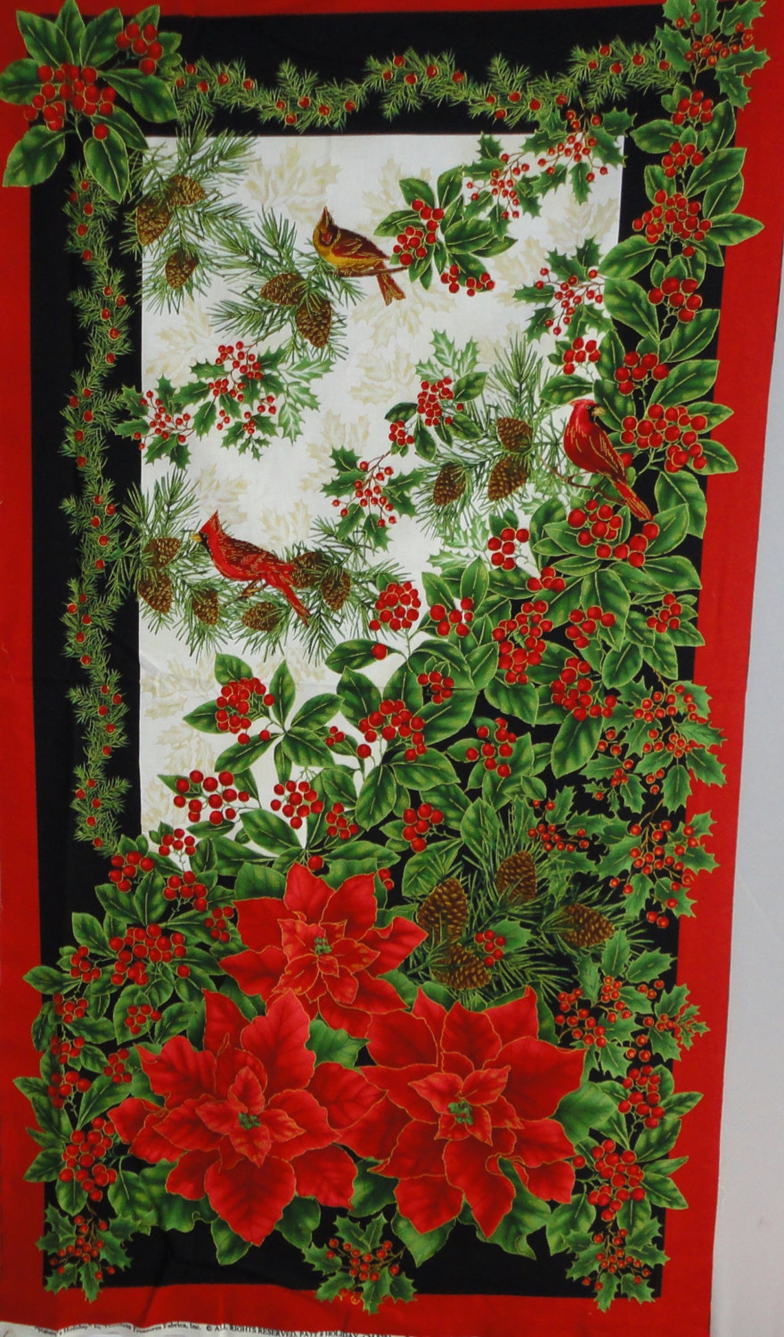 Natures Holiday by Timeless Treasures Holiday Panel - Etsy