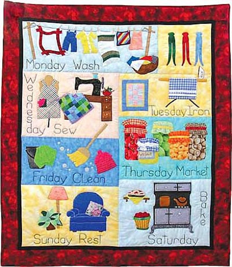 Women's Work Quilt Designed by Barbara Smith for Bobbie G - Etsy