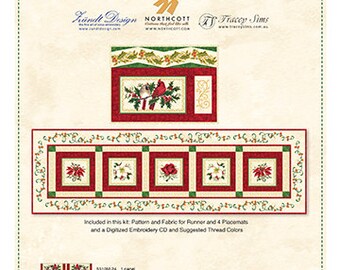 Table Runner Embroidery Kit - Etsy