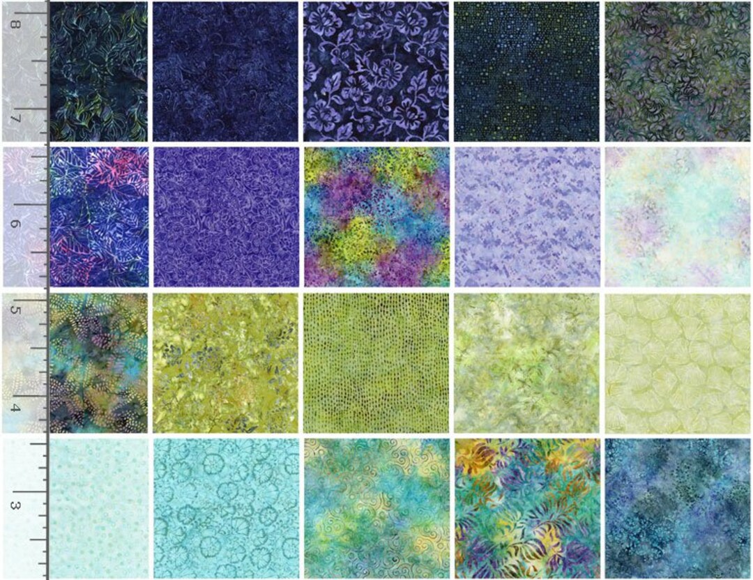 Twilight FQ Bundle of Batik From Timeless Treasures - Etsy