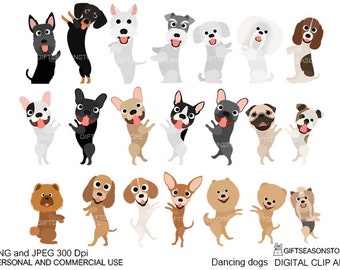 UK Dogs Digital Clip Art for Personal and Commercial Use | Etsy