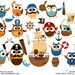 Pirate Owl Clip Art for Personal and Commercial Use INSTANT | Etsy
