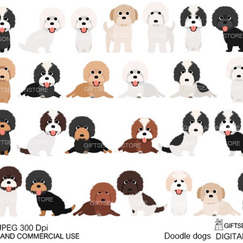 Sport Dogs Digital Clip Art for Personal and Commercial Use - Etsy