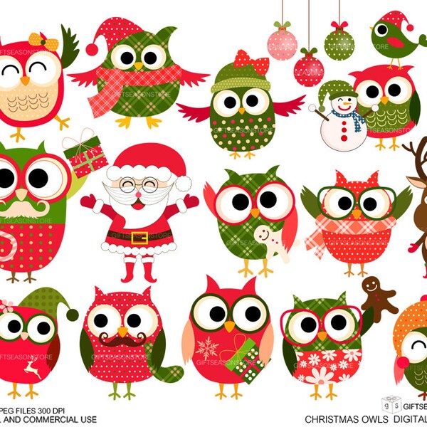Owl Clip Art - Etsy