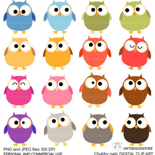 Profession Owl Part 2 Clip Art for Personal and Commercial Use - Etsy