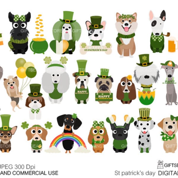 St Patrick Day Clip Art - Etsy