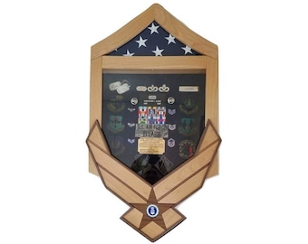Air force shadow box | Etsy