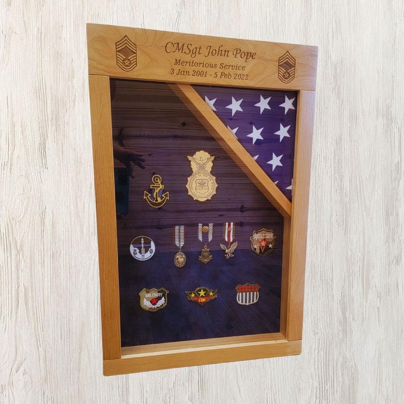Military Uniform Shadow Box - Etsy
