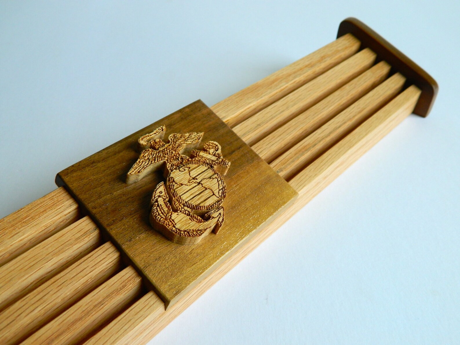 Marine Corps Challenge Coin Holder Wood Coin Display USMC 24 | Etsy