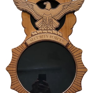 Security Forces Shadow Box, Military Security Police Flag Case, SFS ...
