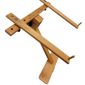 Cross Stitch Lap Stand, Needlework Wood Stand , Adjustable Embroidery ...