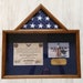 Military Retirement Shadow Box American Flag and Certificate - Etsy