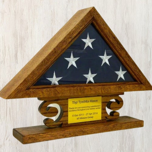 American Flag Retirement Box - Etsy