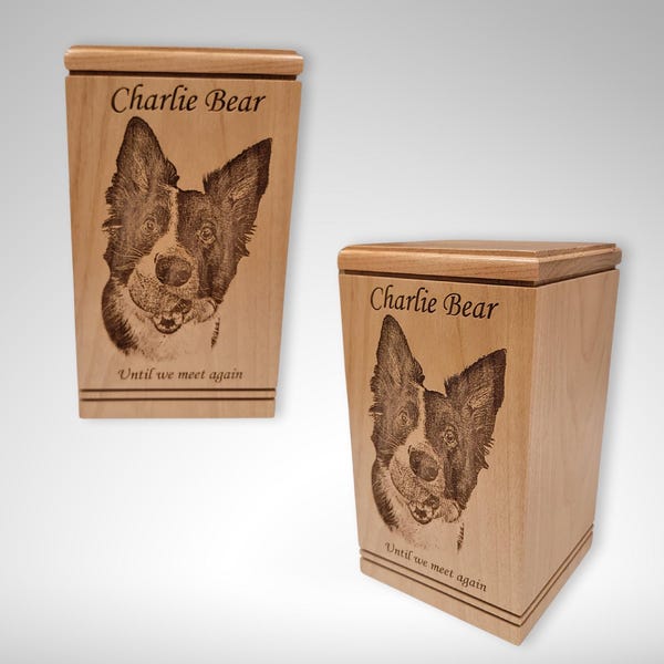 Mini Dog Ash Box - Etsy