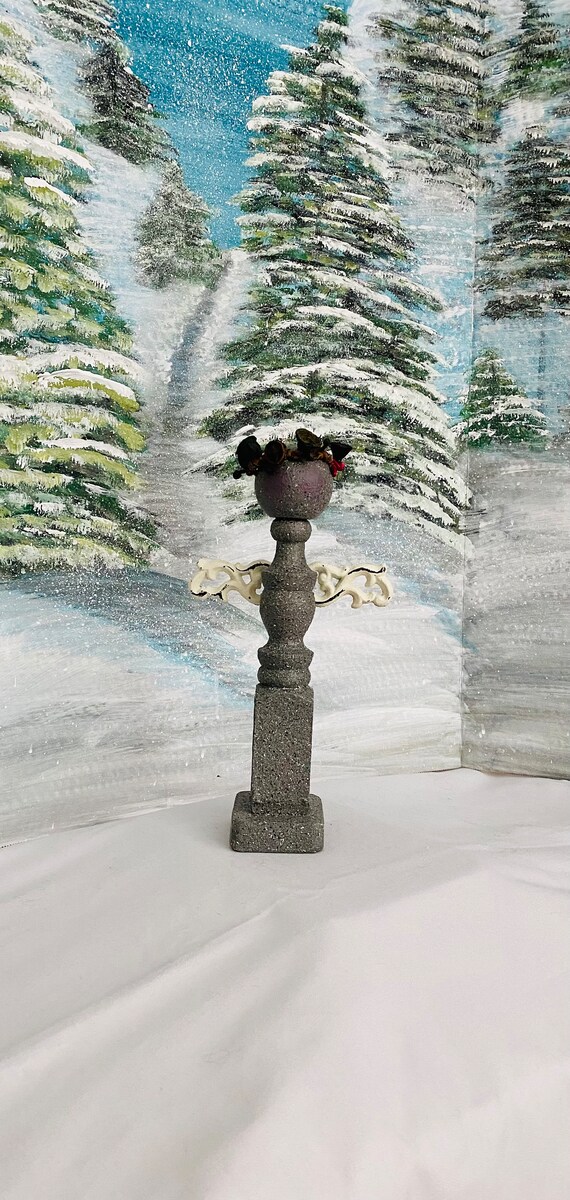Gray Spindle Angel - Etsy