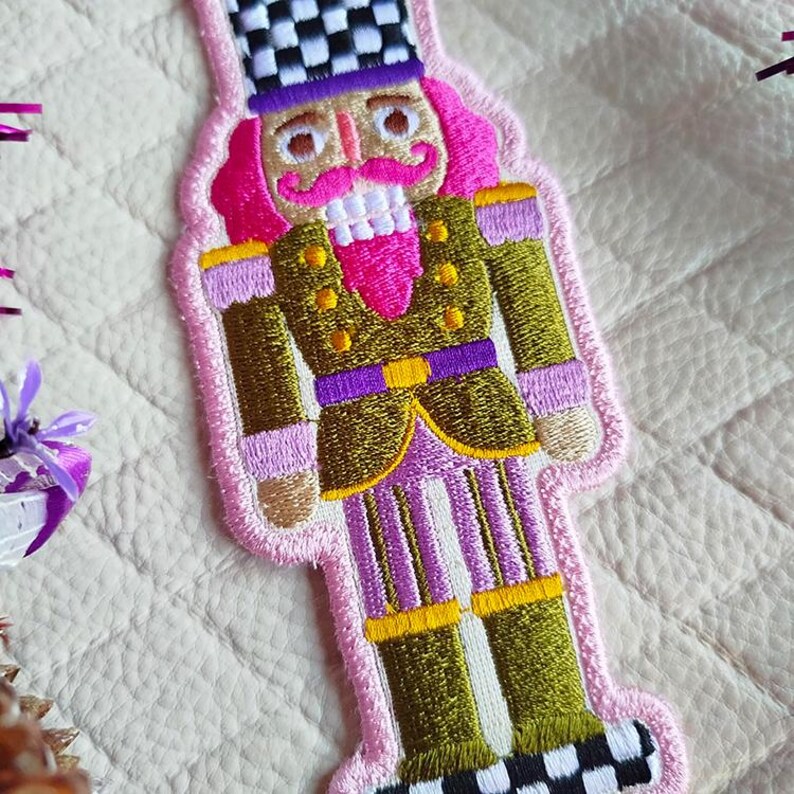 ITH Nutcracker With Checks Machine Embroidery Design - Etsy