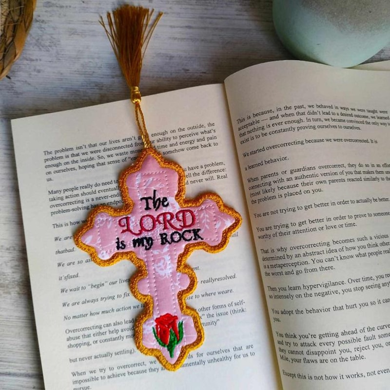 Cross Bookmark - Etsy