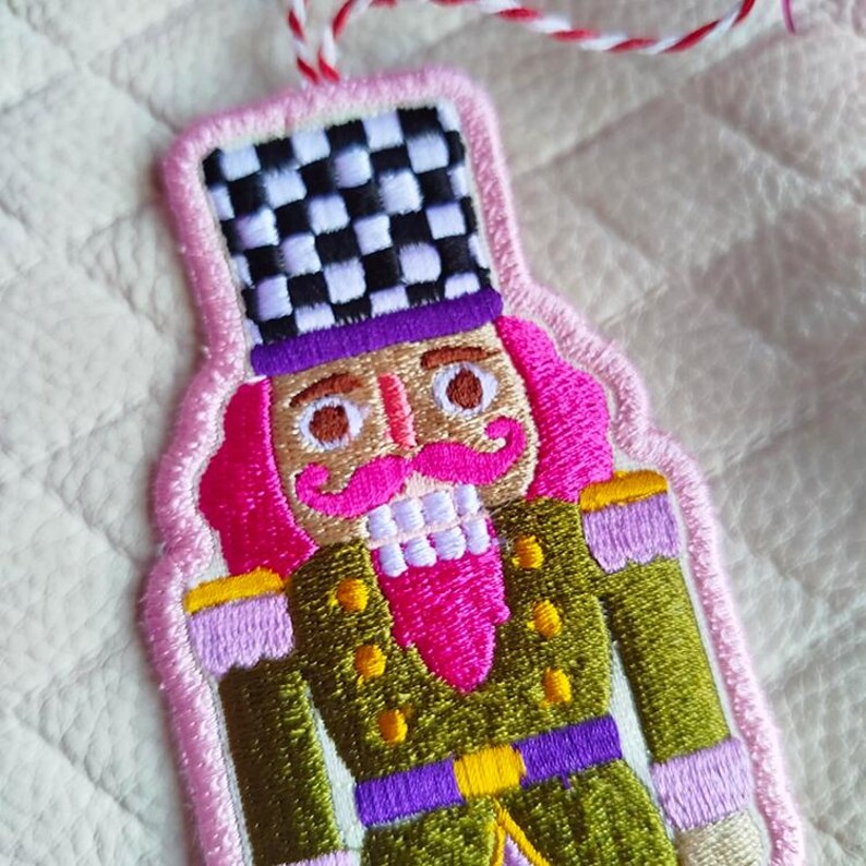 ITH Nutcracker With Checks Machine Embroidery Design - Etsy