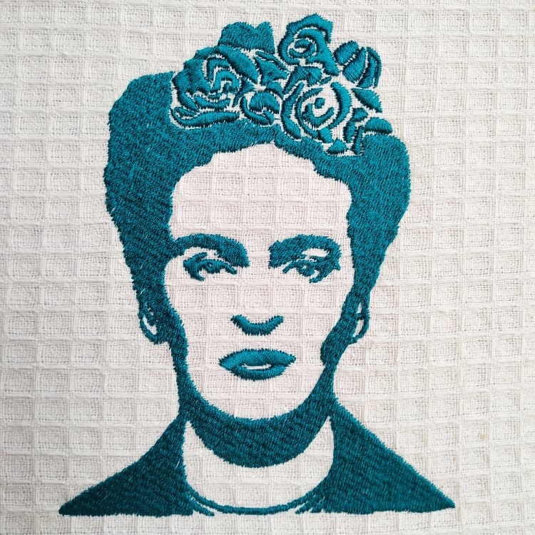 Frida Kahlo Machine Embroidery Design Instant Download | Etsy