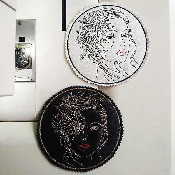 Grumpy Machine Embroidery Coaster Design Updated With a Tutorial ...