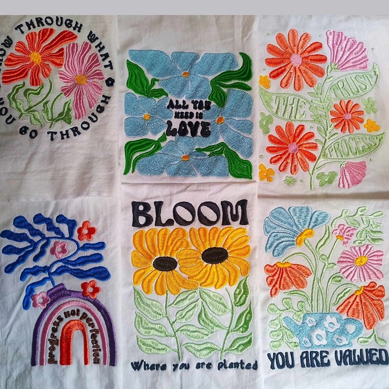 Boho Embroidery - Etsy