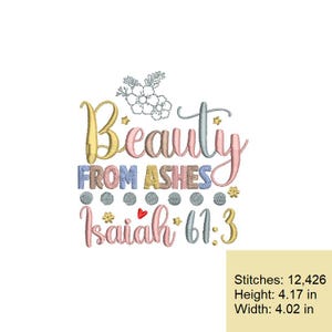 Inspirational Machine Embroidery Designs - Instant Download Files - Etsy