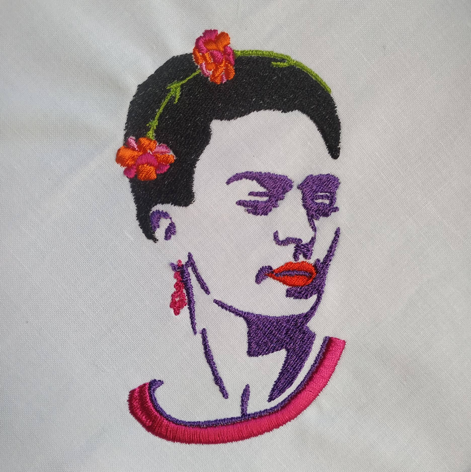 Frida Machine Embroidery Design Instant Download File - Etsy