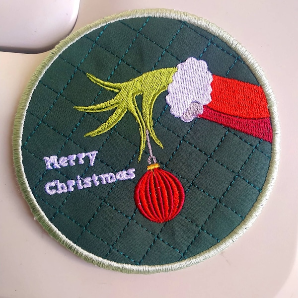 Grinch Embroidery Design - Etsy