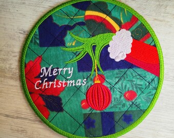 Grumpy Machine Embroidery Coaster Design Updated With a Tutorial ...