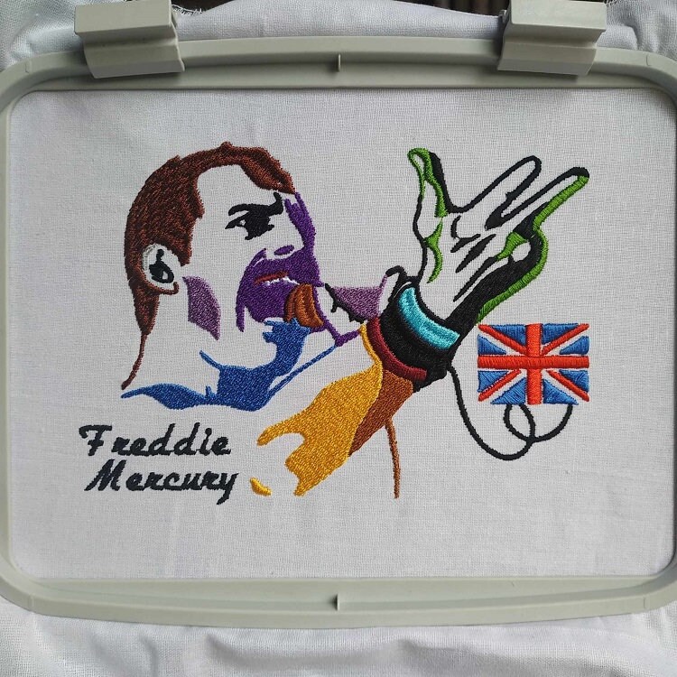 Freddie Colorful Machine Embroidery Design - Etsy