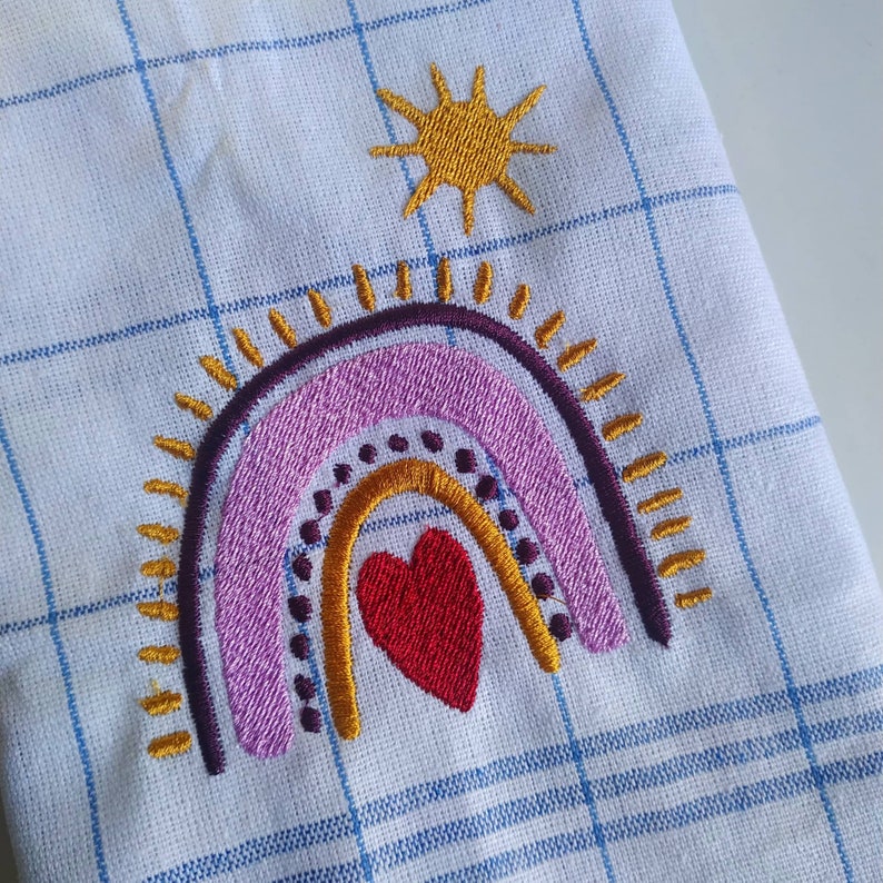 Boho Machine Embroidery Design - Instant Download File - Etsy