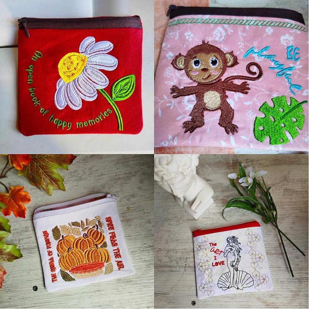 ITH Little Purses Set 3 - Machine Embroidery Designs - Instant Download ...
