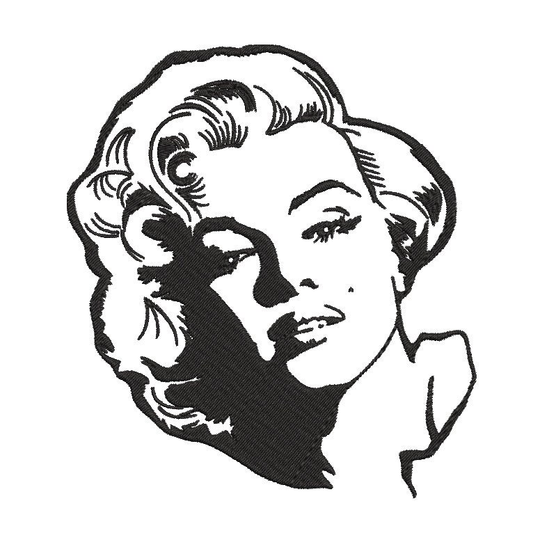 Marilyn Machine Embroidery Designs Bundle Instant Download - Etsy