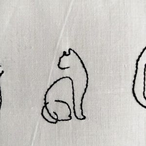 Lineart Cats Machine Embroidery Designs - Instant Download Files - Etsy