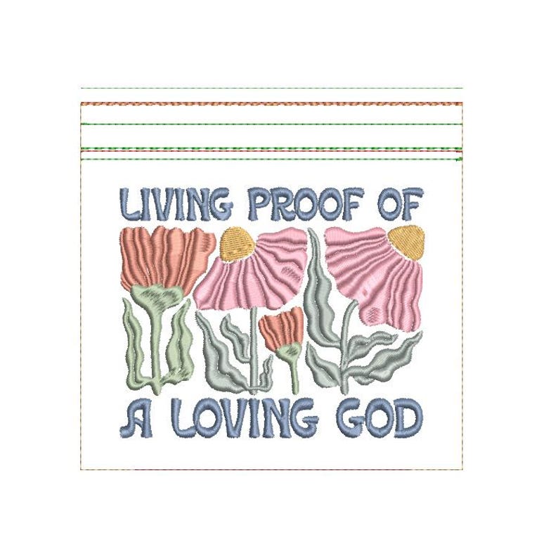 ITH Living Proof Floral Purse - Fully Lined - Machine Embroidery Design ...