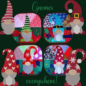 Gnomes Machine Embroidery Designs Instant Download Files - Etsy