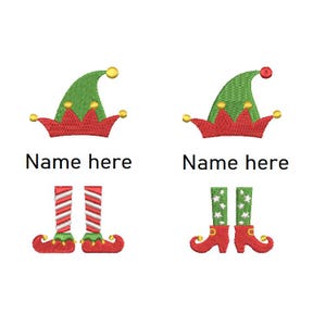 ITH Elves Monogram Frames Machine Embroidery Design - Instant Download ...