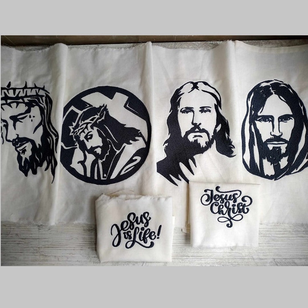 Jesus Set of Machine Embroidery Designs - Instant Download Files - Etsy