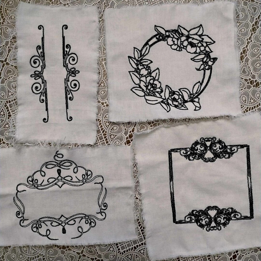 Frames Machine Embroidery Designs - Instant Download Files - Etsy
