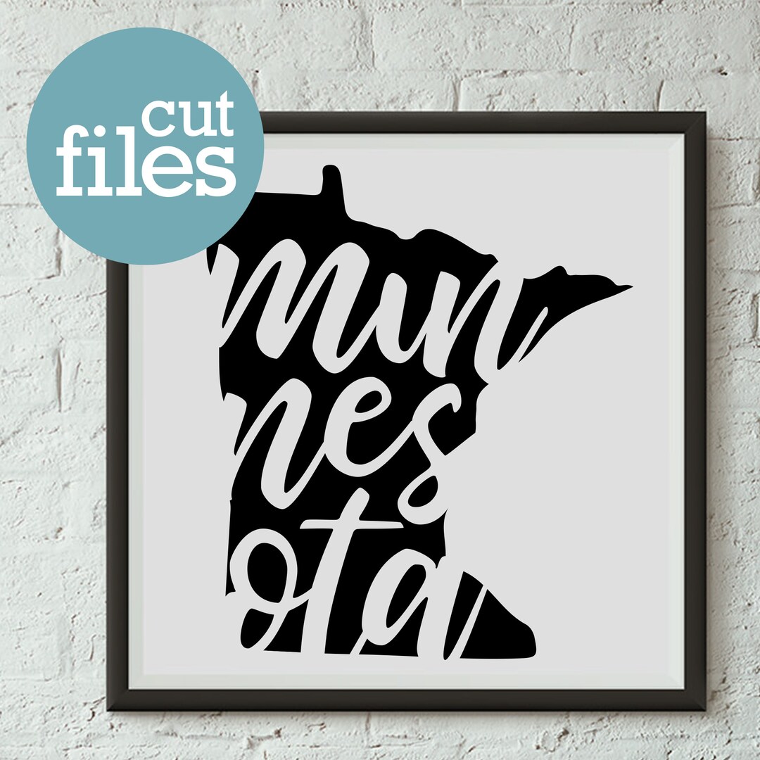 Minnesota State | Instant Digital Download | Stencil File | SVG File ...