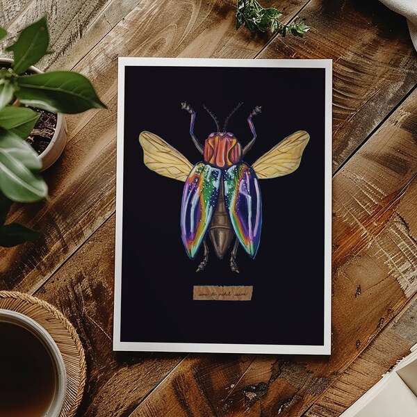 Beetle Art - Etsy