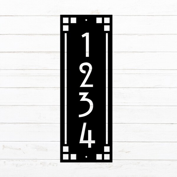 Craftsman Address Plaque - Etsy