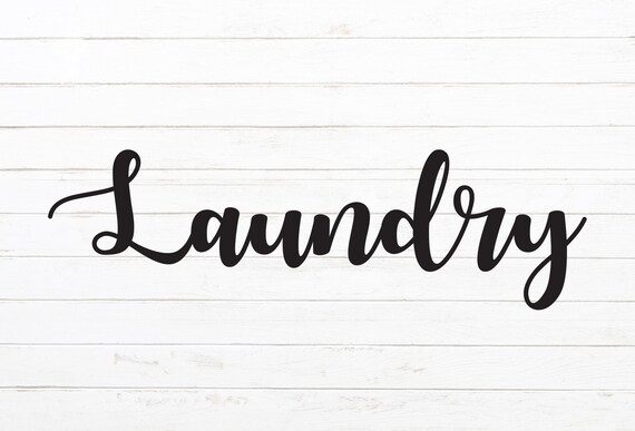 36 Laundry Word Wall Art Expressions Custom Sign | Etsy