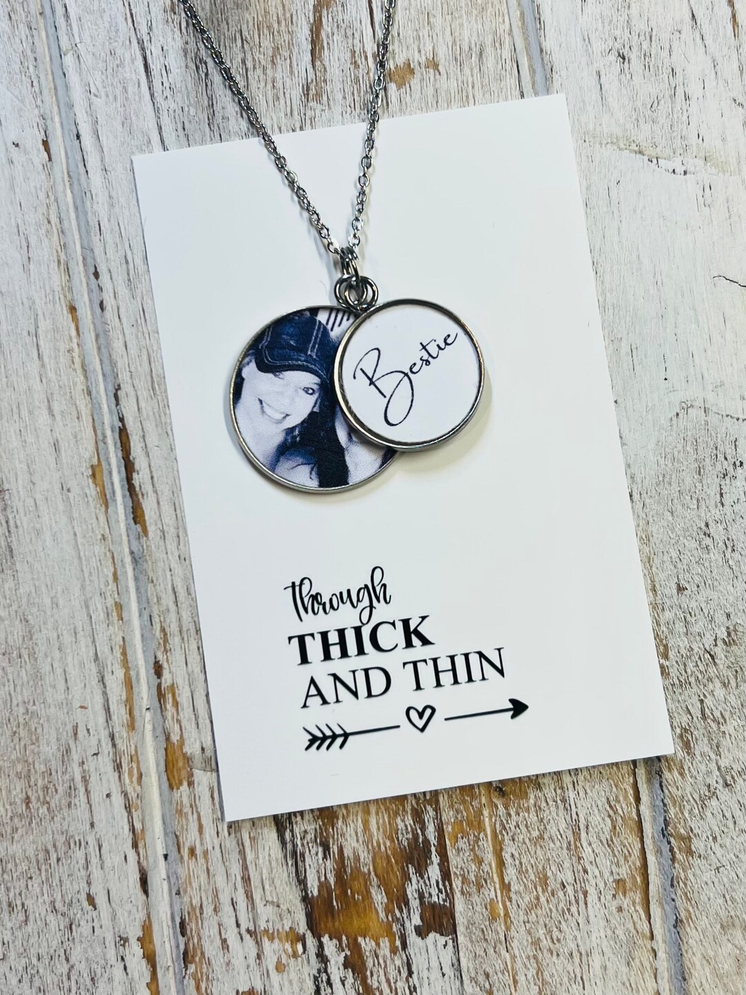 Bestie Necklace • Friendship Gift • Friendship Necklace • Best Friend ...