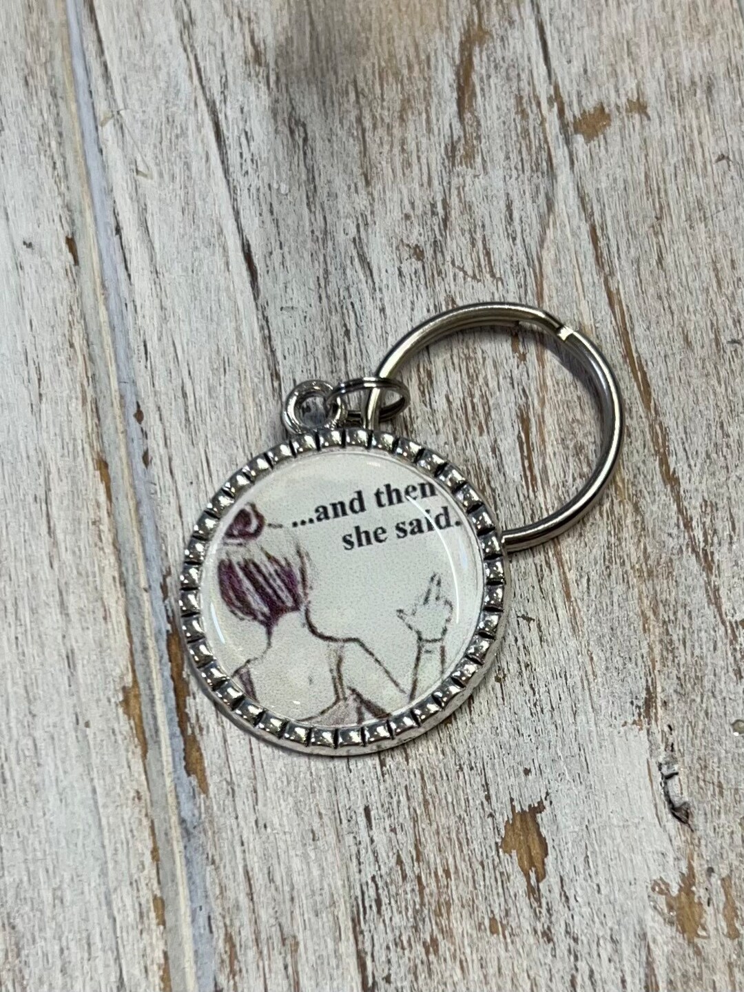 Fuck You Keychain Flipping off Keychain Divorce, Break up Friendship ...