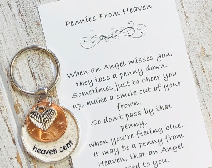 Memorial Keychain in Memory Keychain Condolence Gift Sympathy Gift ...